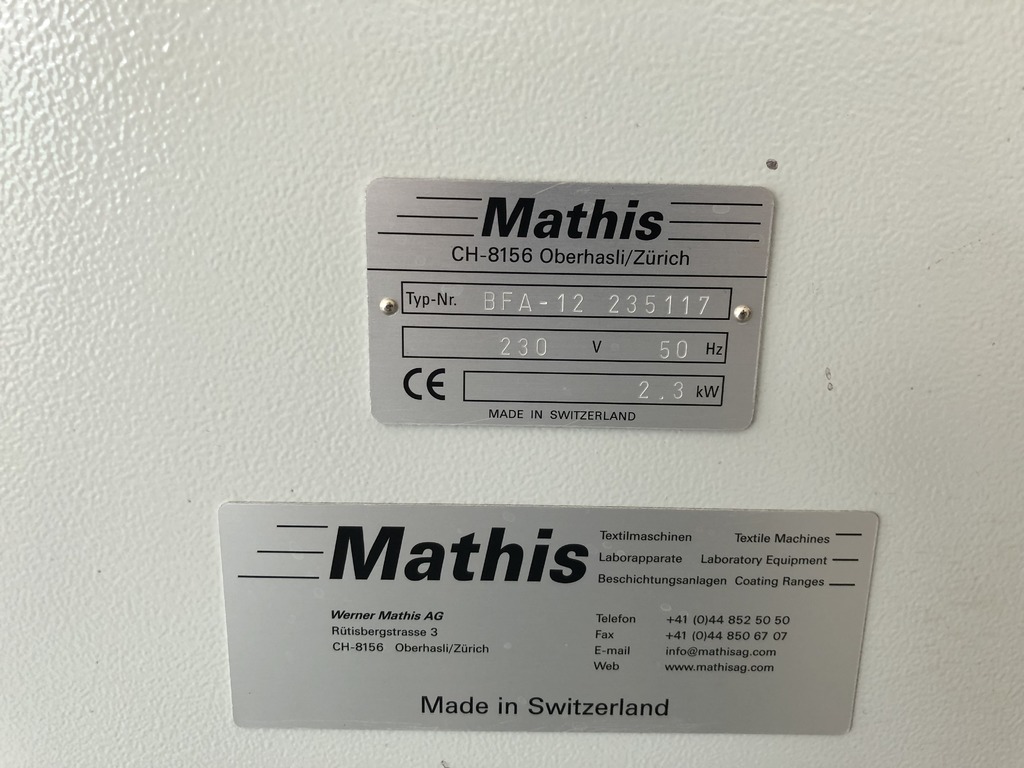 LABOMAT BFA-12 Mathis, Vicenza, Veneto - Annunci Industriali