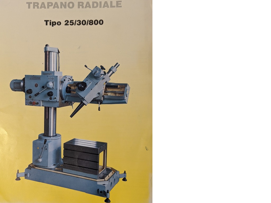 trapano radiale carimati 25/30/800 u, Pesaro e Urbino, Marche - Annunci ...
